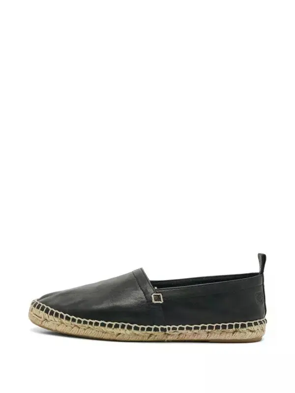 Loewe Leather Espadrille Flats