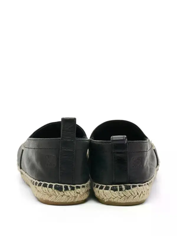 Loewe Leather Espadrille Flats