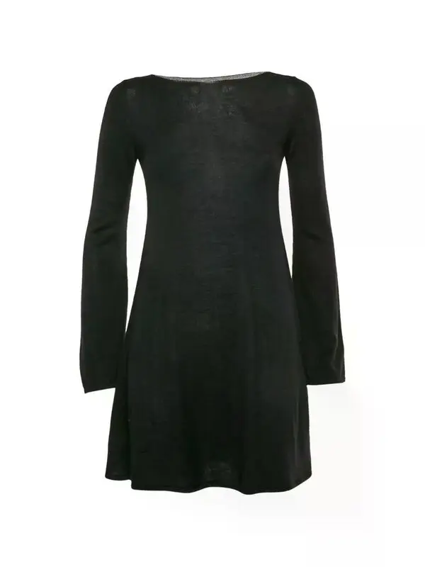 Saint Laurent 2010 Flared Stretch-knit Dress