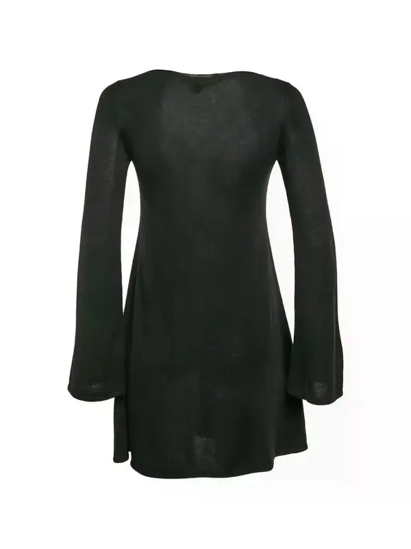 Saint Laurent 2010 Flared Stretch-knit Dress