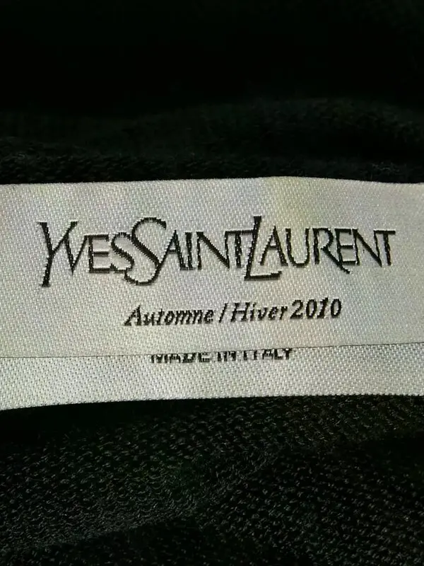 Saint Laurent 2010 Flared Stretch-knit Dress