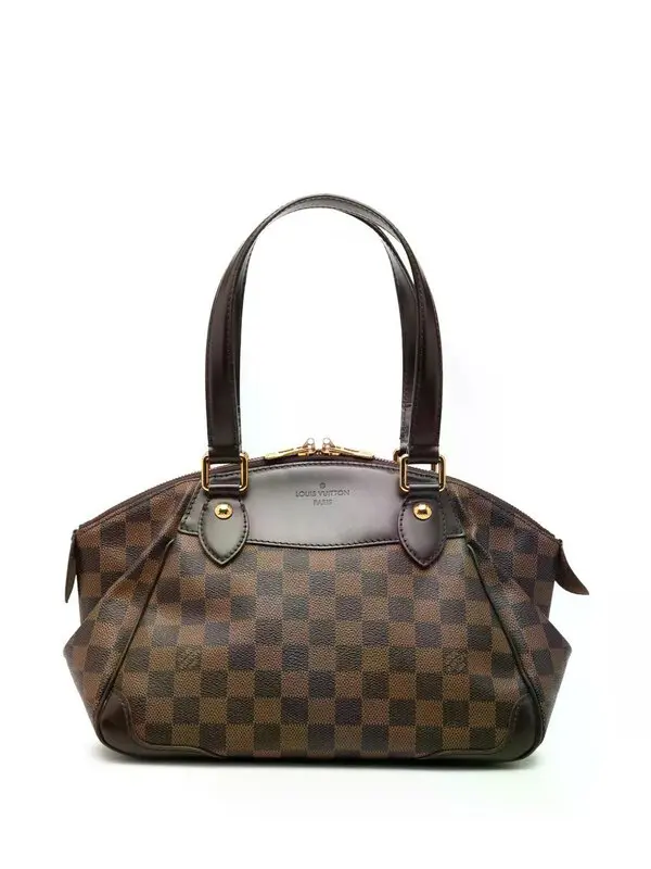 LOUIS VUITTON Damier Ebene Verona Pm Handbag - Brown