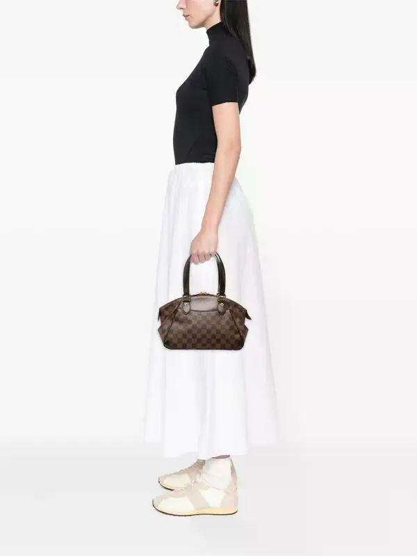 LOUIS VUITTON Damier Ebene Verona Pm Handbag - Brown