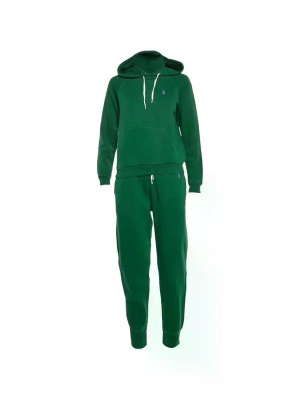 Ralph Lauren Embroidered Pony Motif Cotton Sweatshirt And Pants