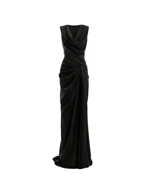 GEMY MAALOUF Sleeveless Draped Dress