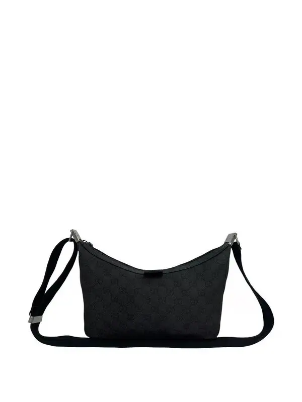 Gucci Gg Canvas Crossbody Bag - Black