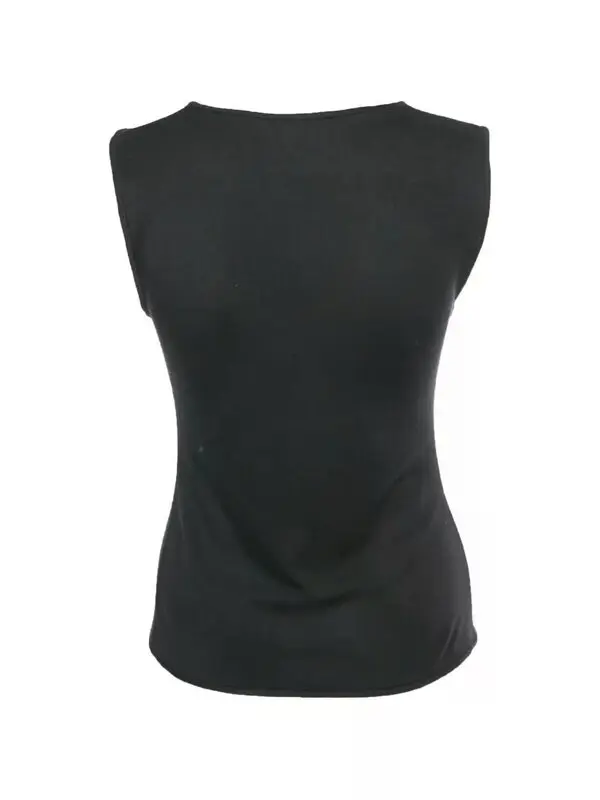Giorgio Armani Embellished Sleeveless Tank Top