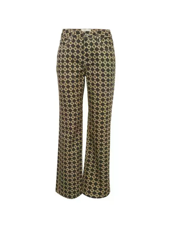 Nanushka Basma Monogram Jeans