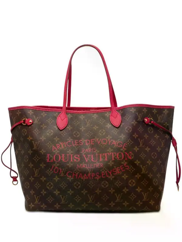LOUIS VUITTON Monogram Ikat Neverfull Mm Tote Bag