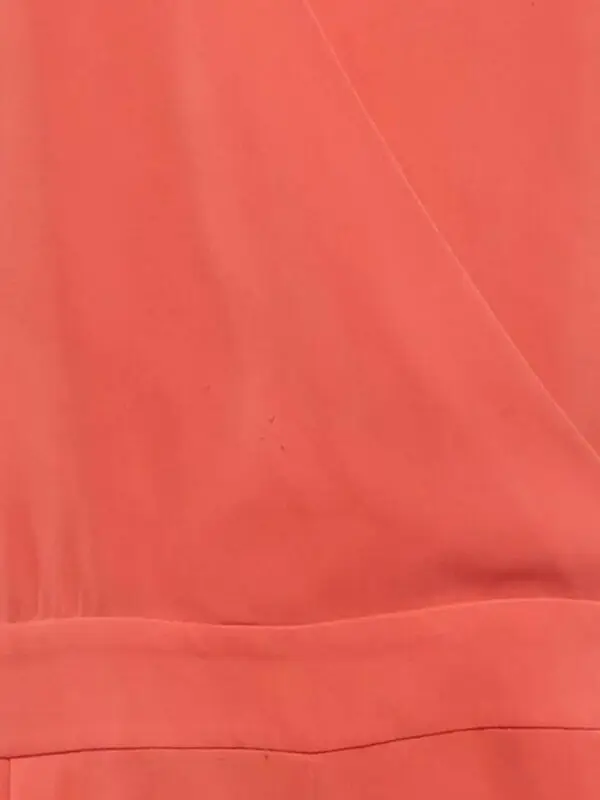 Diane Von Furstenberg Crepe Wrap Playsuit