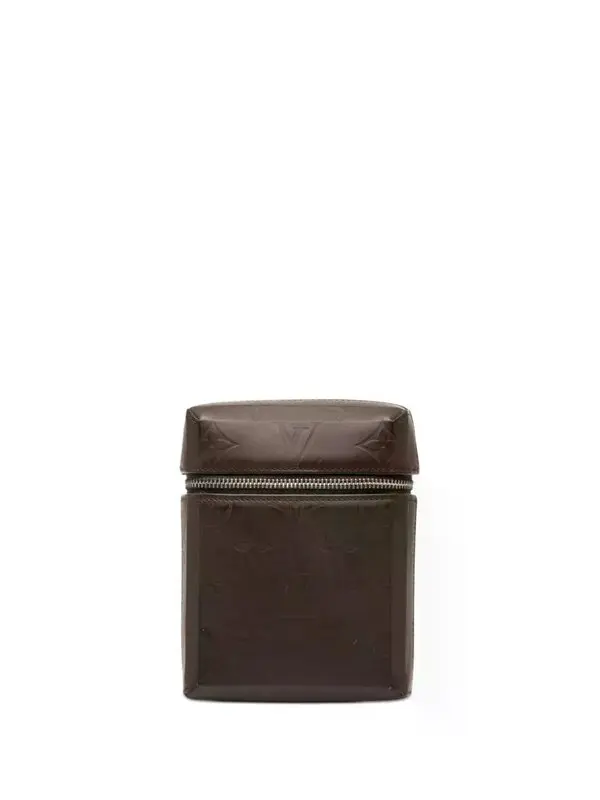 LOUIS VUITTON Monogram Glace Ray Belt Pouch - Brown