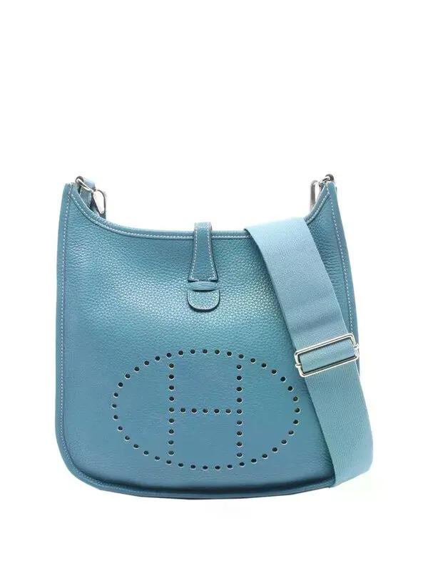 Hermès Clemence Evelyne Pm Bag - Blue