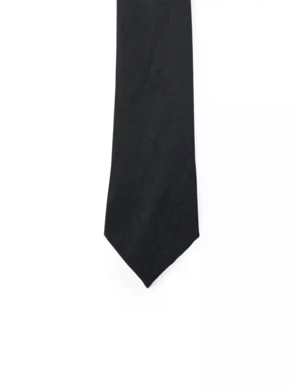 Tagliatore Pointed-tip Tie - Blue
