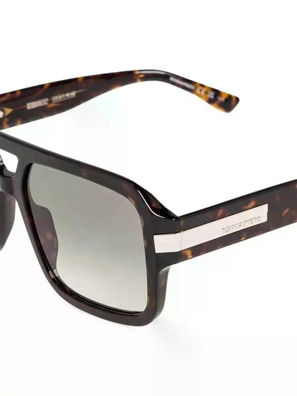 Dsquared2 Tortoiseshell-effect Square-frame Sunglasses