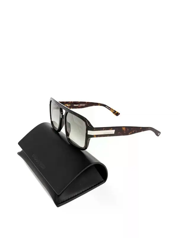 Dsquared2 Tortoiseshell-effect Square-frame Sunglasses