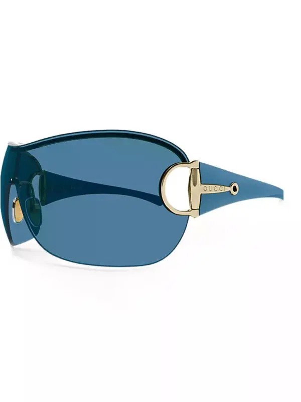 Gucci Gold Metallic Oversized Frames