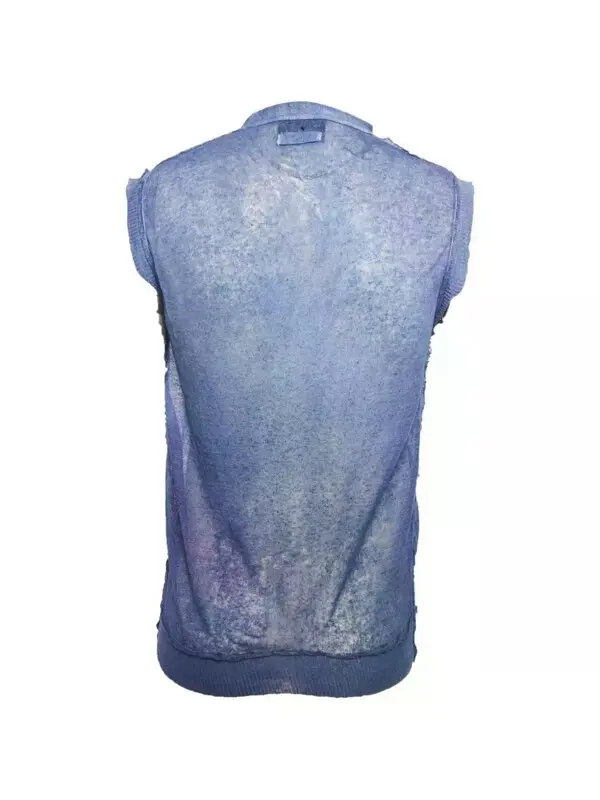 Dolce & Gabbana Ombré-effect Knit V-neck Sweater Vest