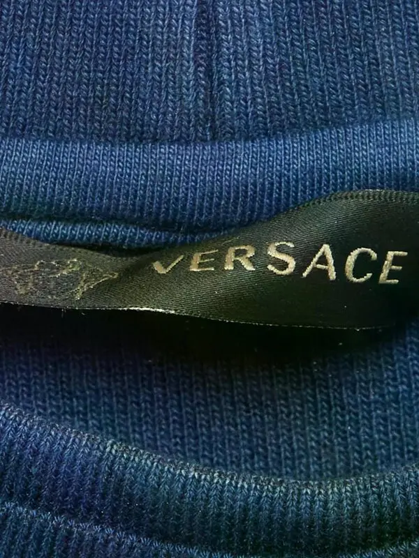 Versace Medusa Leather-trim Sweatshirt