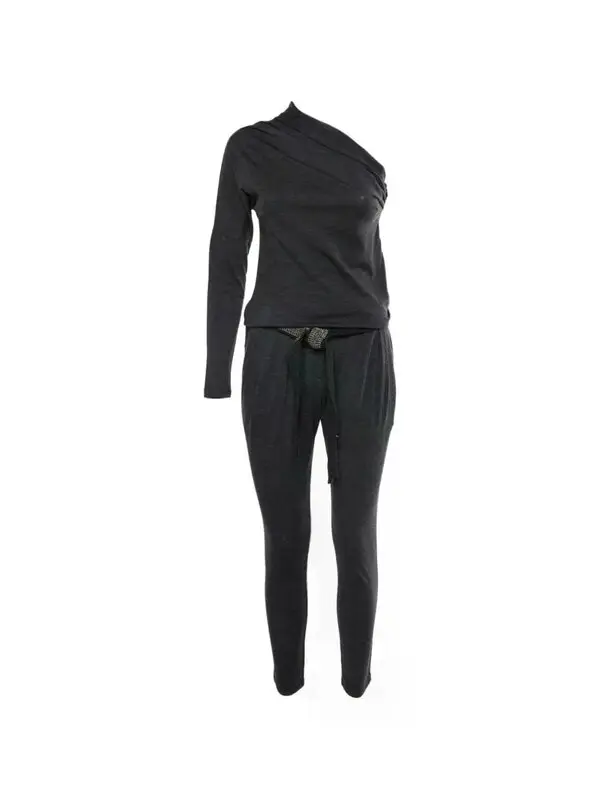 Brunello Cucinelli One-shoulder Jumpsuit - Grey