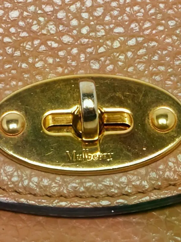 Mulberry Twist-lock Tri-fold Wallet