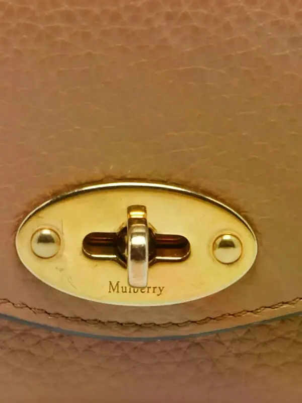 Mulberry Twist-lock Tri-fold Wallet