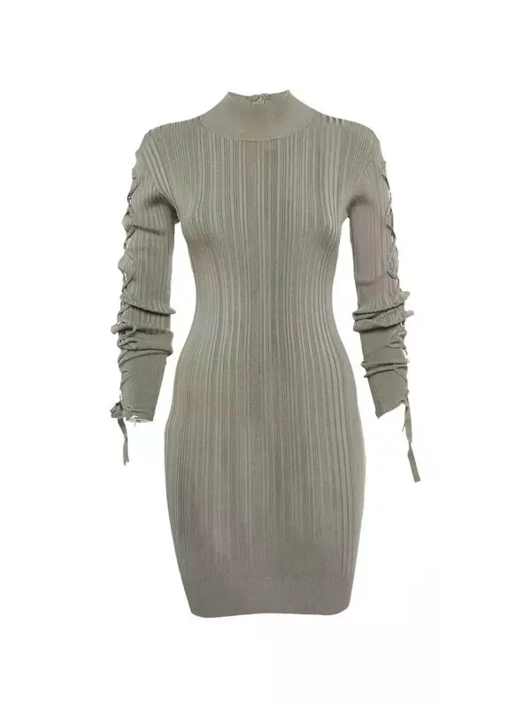 Herve Leger Rib-knit Mini Dress