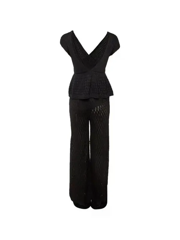 Missoni Knitted Top And Trousers Set