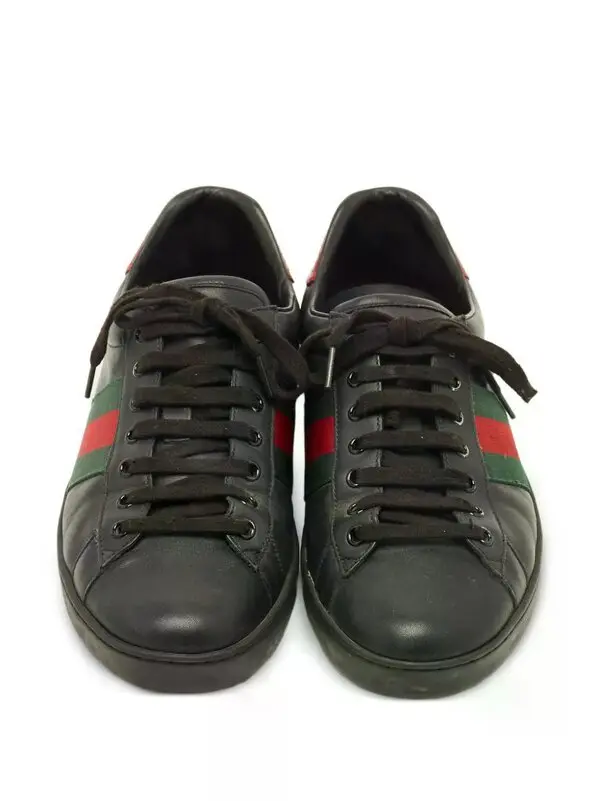 Gucci Ace Web Stripe Sneakers