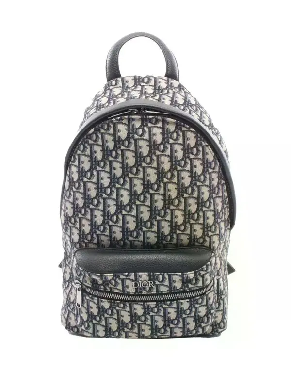 Dior Oblique Canvas Rider Backpack - Blue