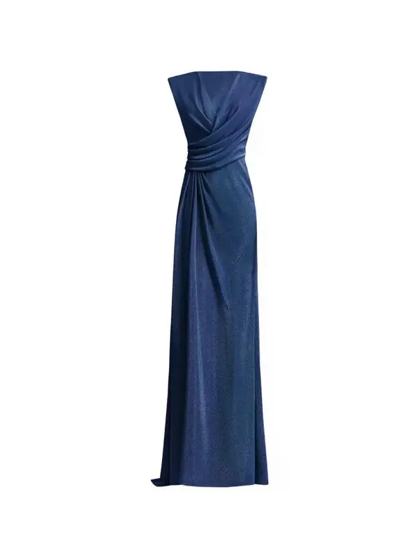 GEMY MAALOUF Draped V-neck Dress