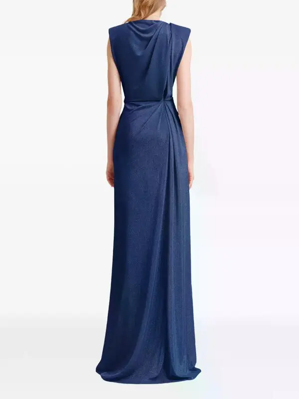 GEMY MAALOUF Draped V-neck Dress