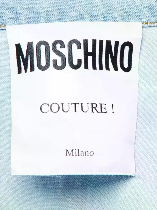 Moschino Teddy-patch Chambray Shirt