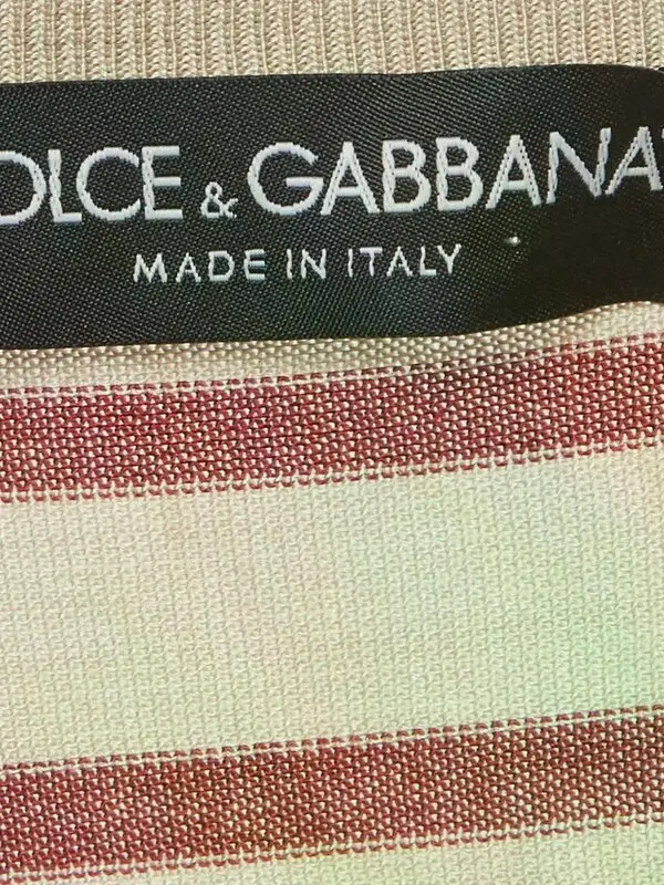 Dolce & Gabbana Striped Knitted T-shirt