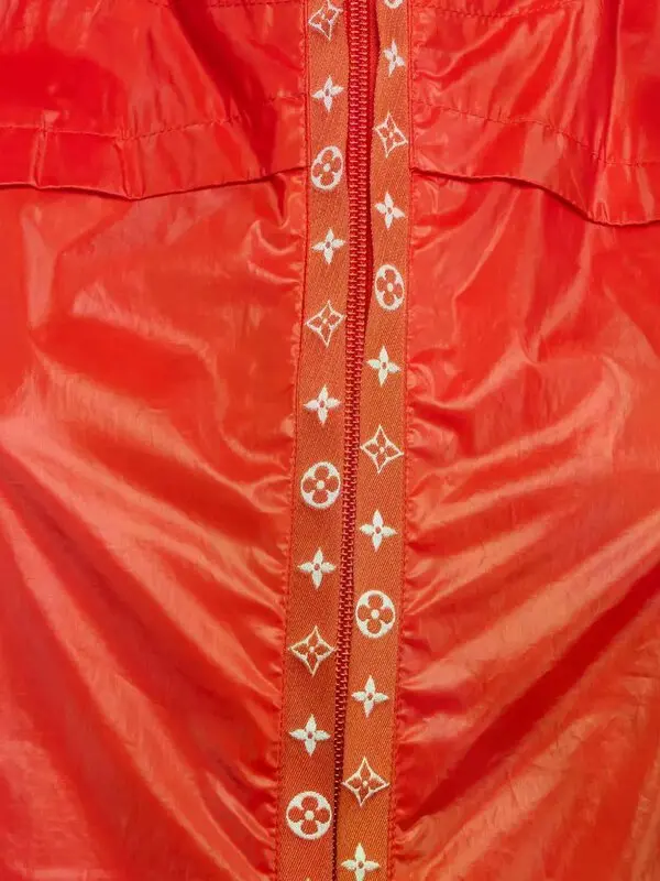 LOUIS VUITTON Monogram Trim Hooded Jacket