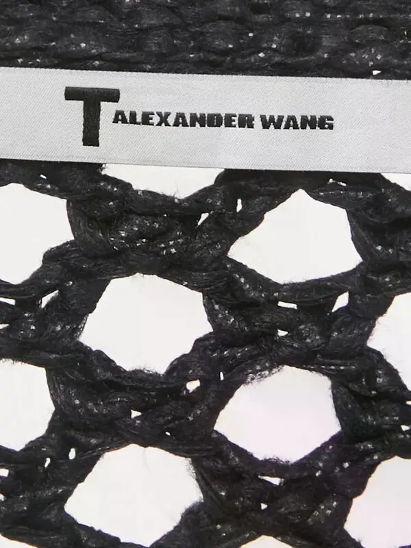 Alexander Wang Crochet Sheer Sweater