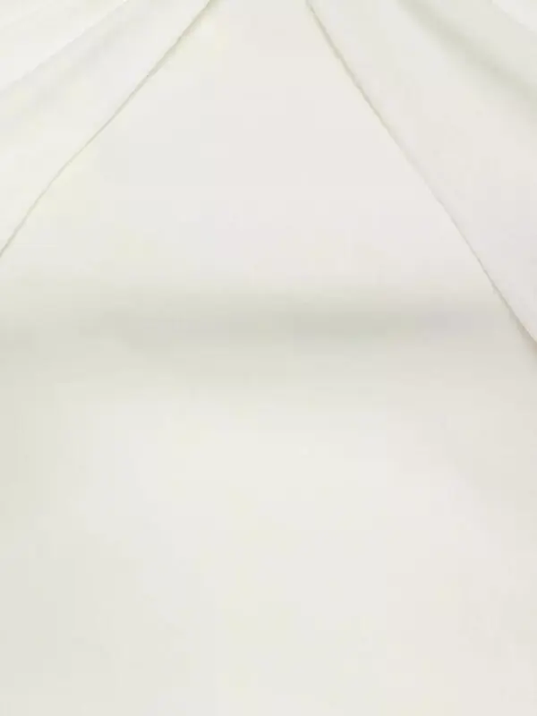 CHATS BY C.DAM Draped Bubble-hem Mini Dress