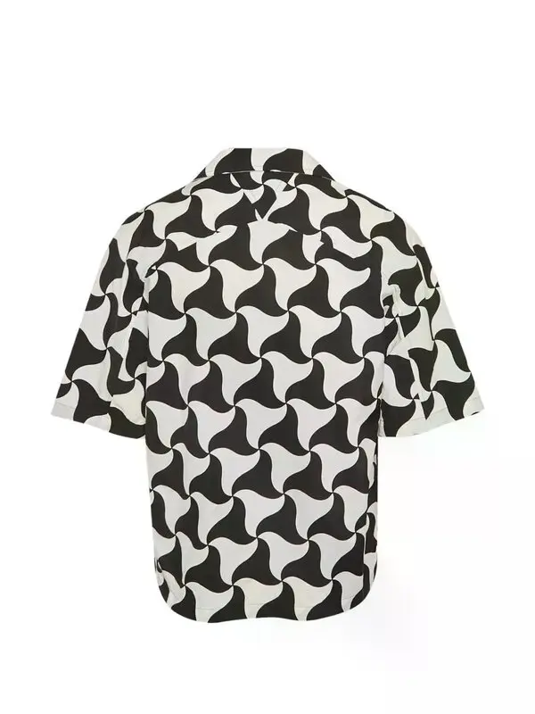 Bottega Veneta Patterned Bowling Shirt