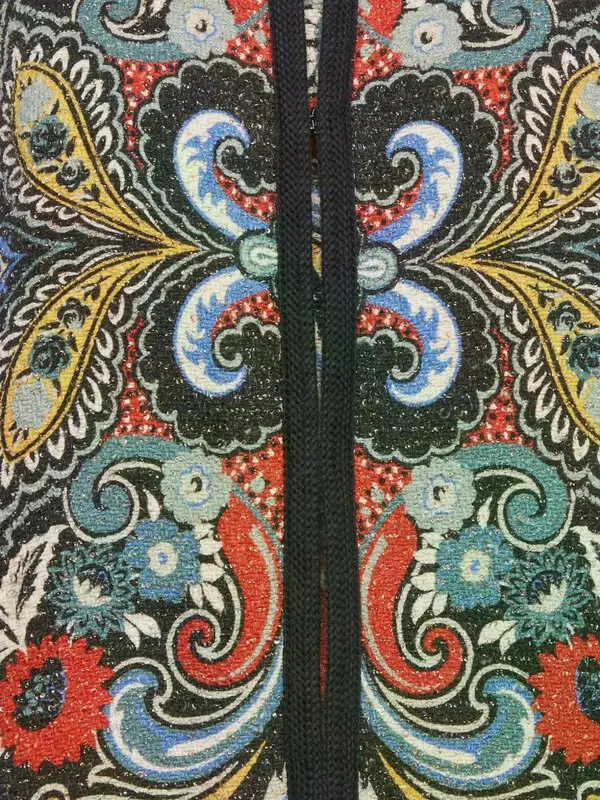 Etro Floral-print Tweed Coat