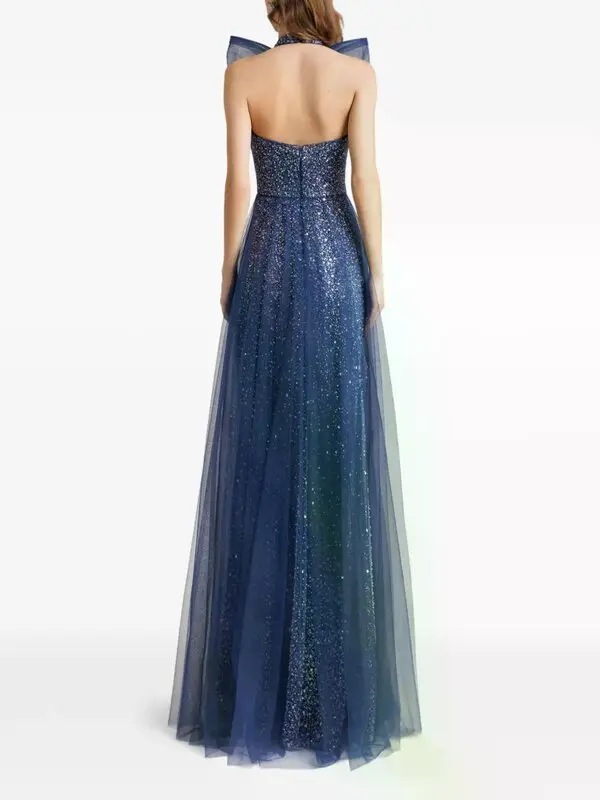 GEMY MAALOUF Embellished Bow Detail Dress