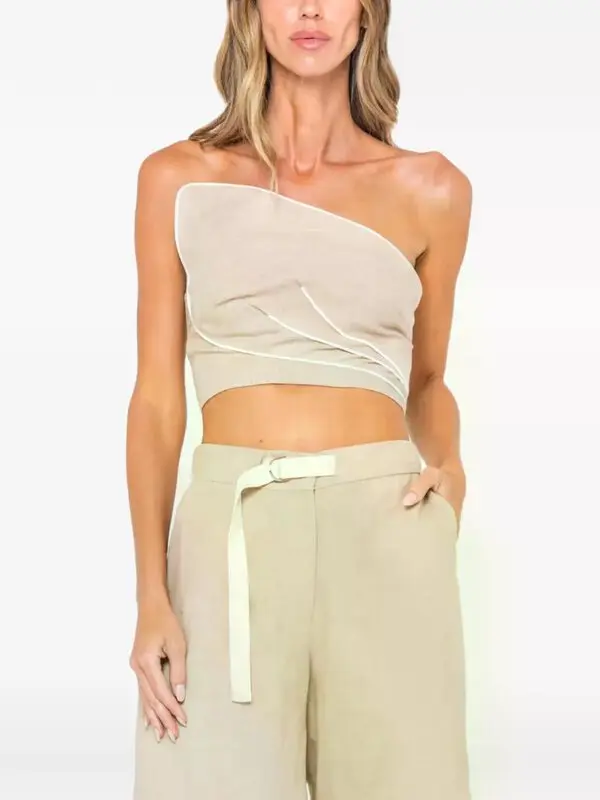 JBQ Asymmetrical Linen Top