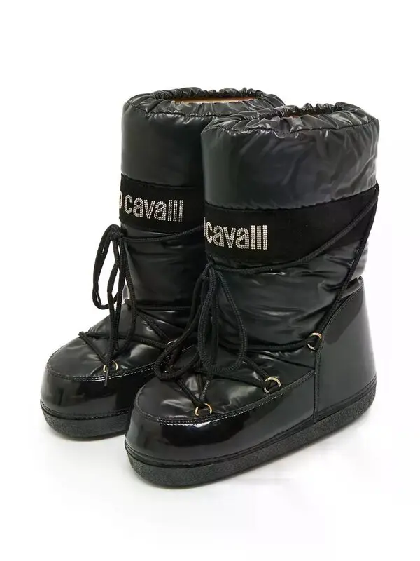 Roberto Cavalli Logo-patch Snow Boots