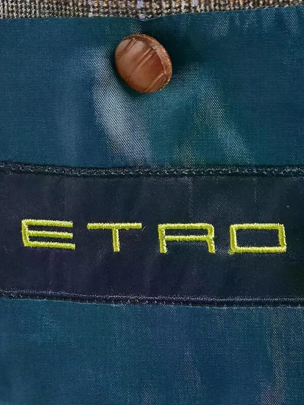 Etro Glen Plaid Single-breasted Blazer