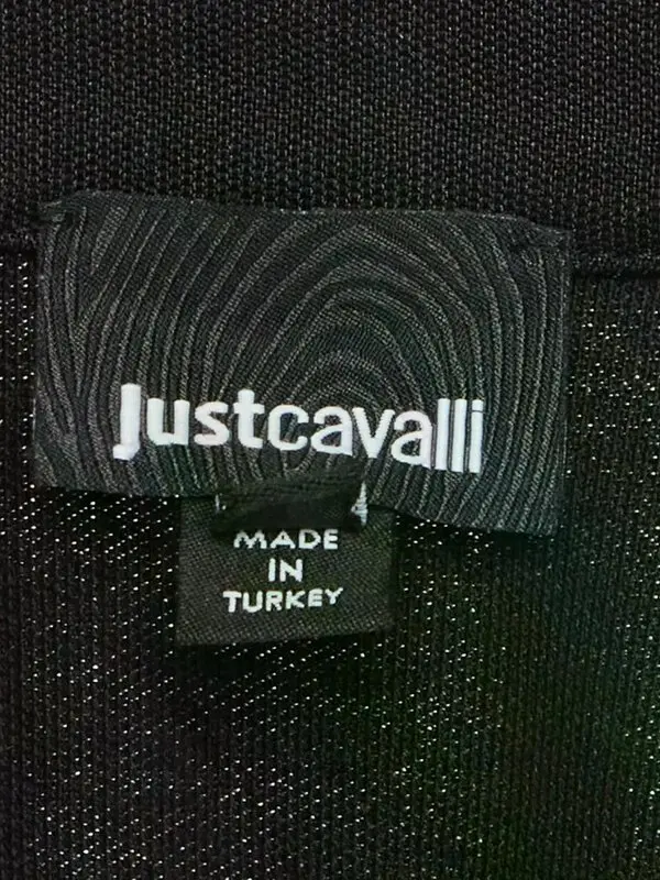 Just Cavalli Tiger-patch Zip-up Sweatshirt