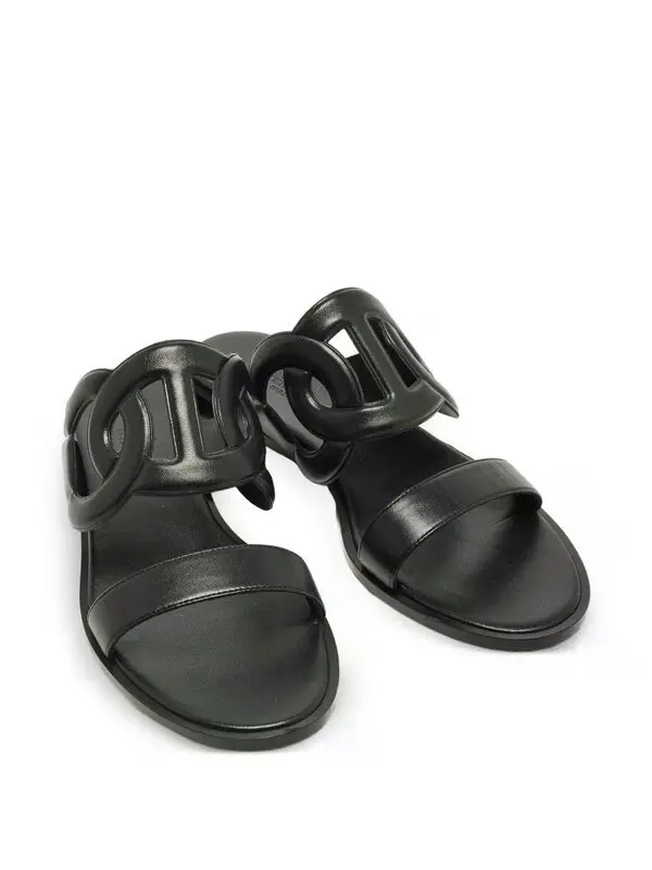 Hermès Lagune Leather Sandals