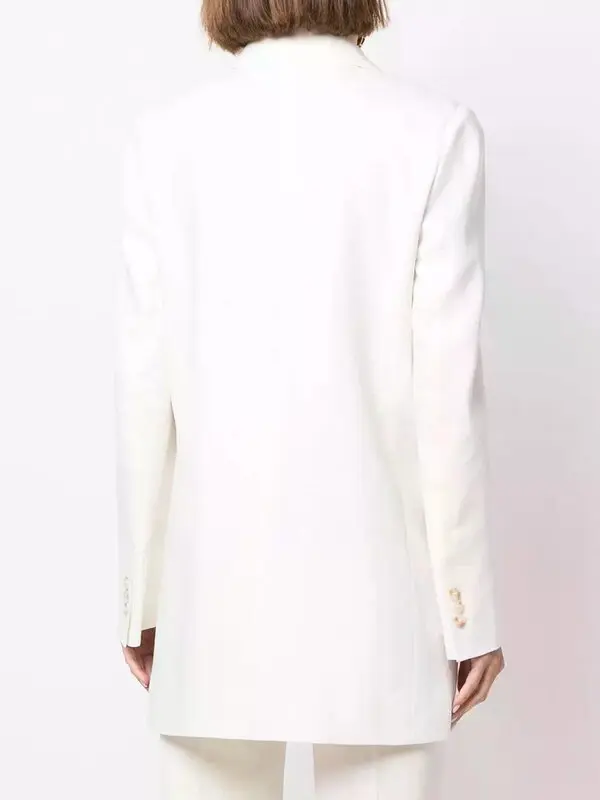 Alberta Ferretti Longline Single-breasted Blazer