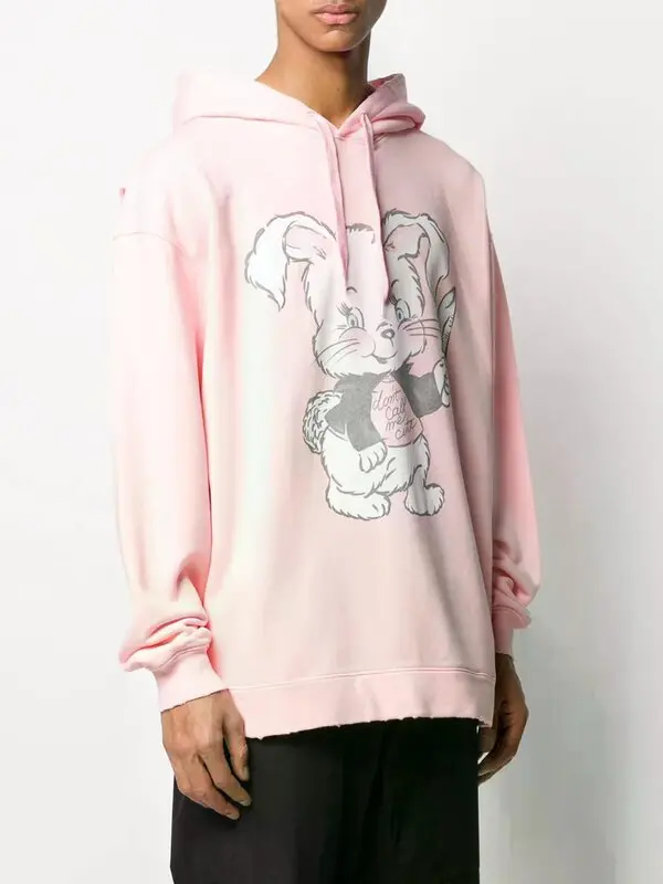 Moschino Bunny Print Hoodie