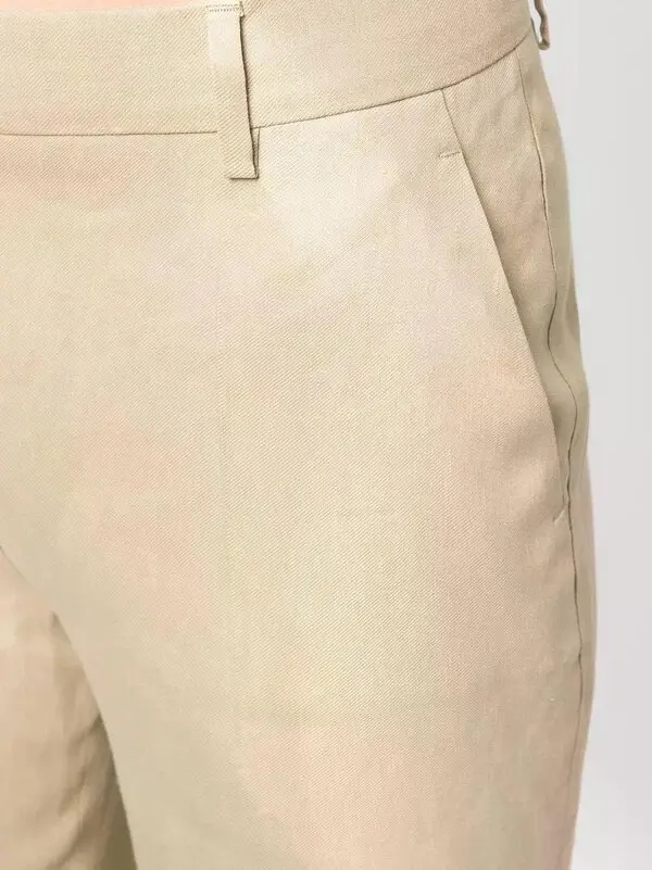 Alberta Ferretti Linen Blend Wide Leg Trousers