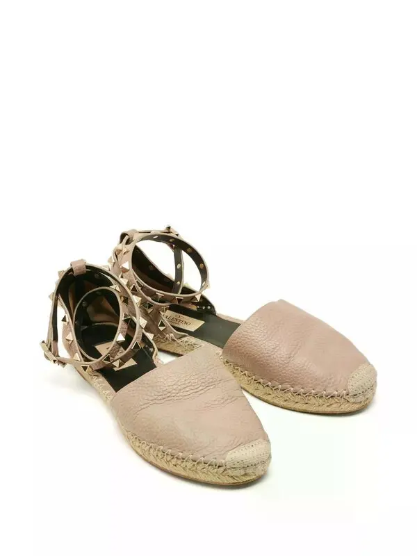 Valentino Garavani Rockstud Ankle-wrap Espadrilles