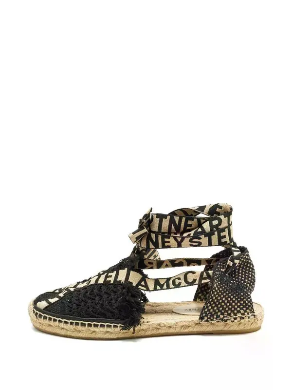Stella McCartney Gaia Logo-tie Flat Espadrilles