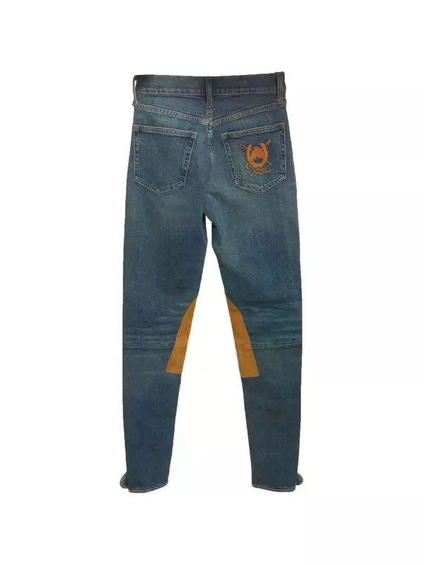 Polo Ralph Lauren Suede Patch Jeans - Blue